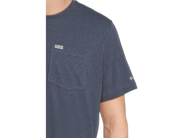 Columbia Thistletown Hillstm Pocket Tee Clothing Safari Heather - Navy