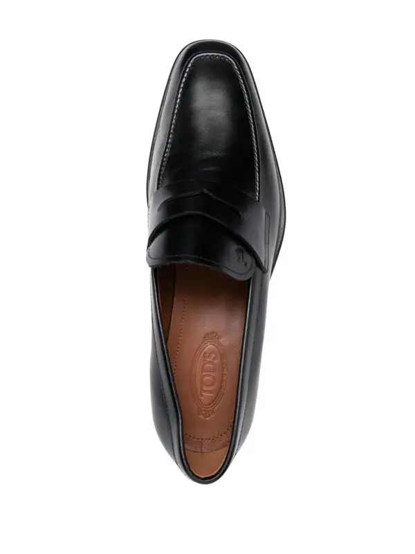 TOD'S Square-toe Loafers - Black
