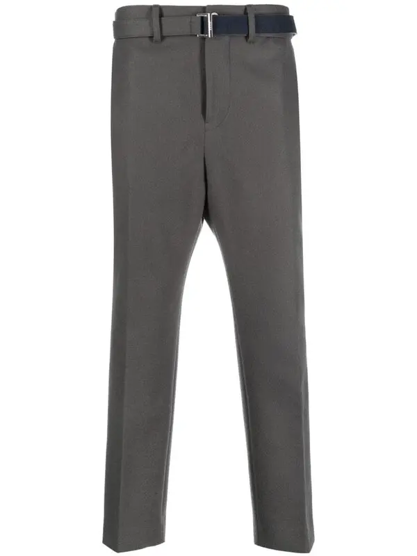 Sacai Wool Cropped Trousers