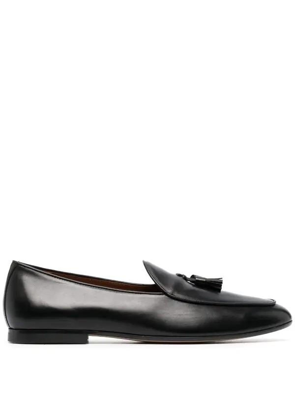 TOD'S Leather Loafers With Tassels
