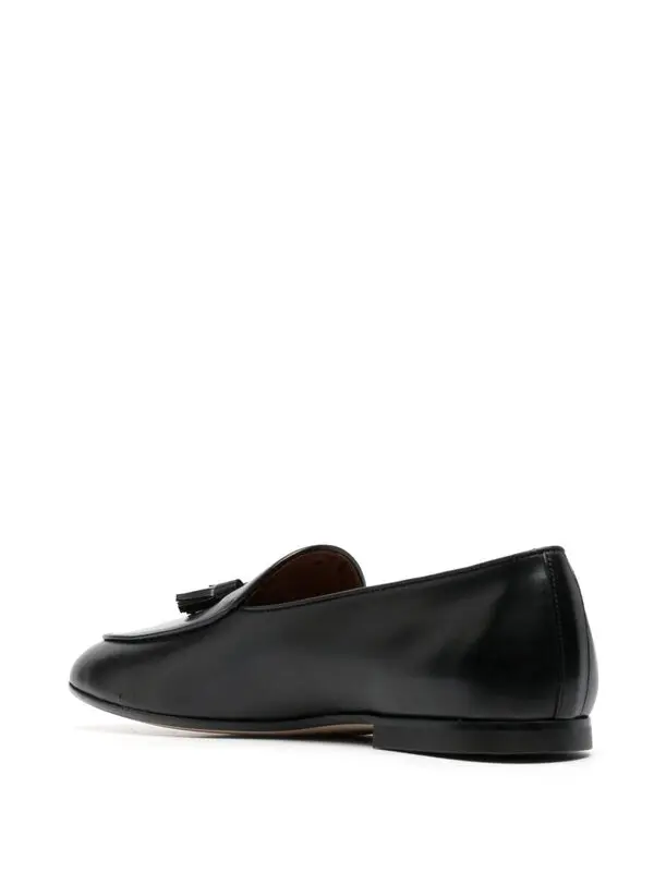 TOD'S Leather Loafers With Tassels