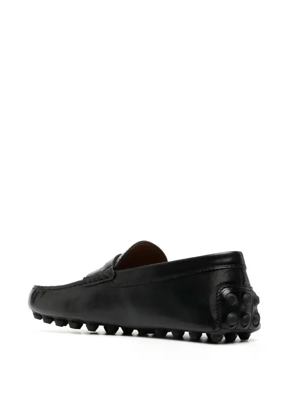 TOD'S Gommino Macro Loafers - Black