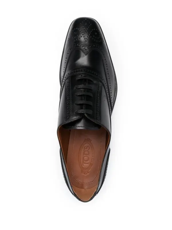 TOD'S Lace-up Leather Oxford Shoes