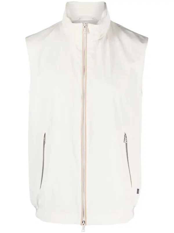 Paul & Shark Zip-up Waistcoat - Neutrals