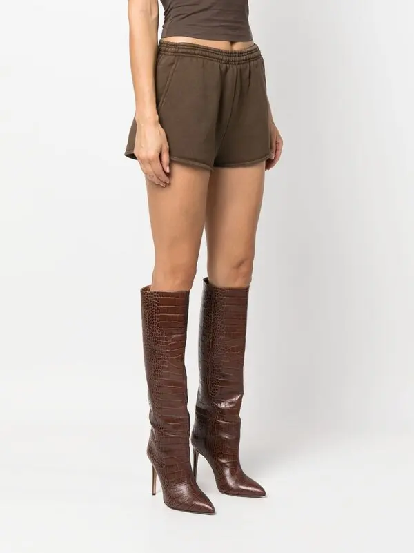 ENTIRE STUDIOS Washed Shorts - Brown