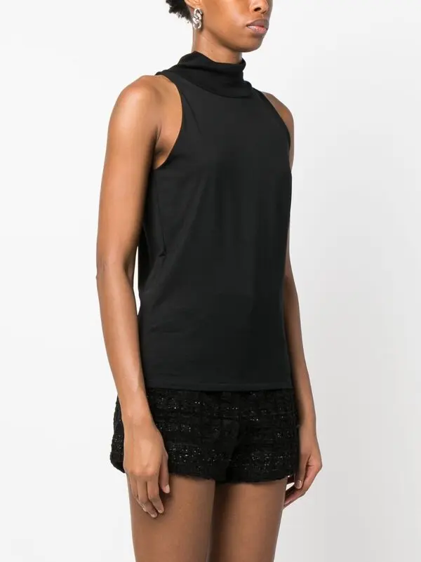 IRO PARIS High-neck Lyocell-blend Tank Top