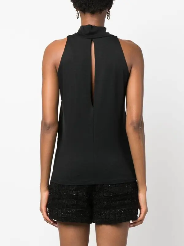 IRO PARIS High-neck Lyocell-blend Tank Top