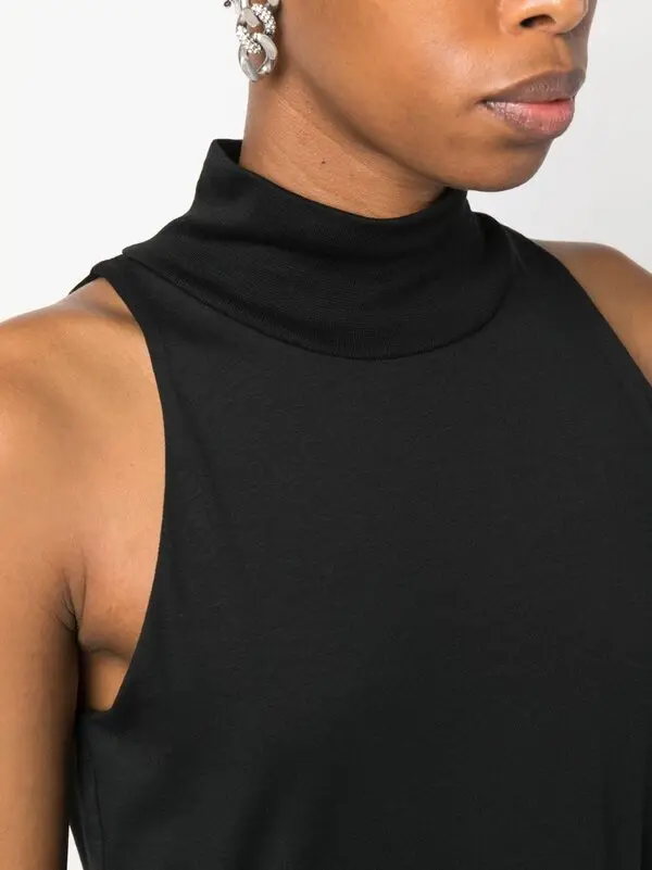 IRO PARIS High-neck Lyocell-blend Tank Top
