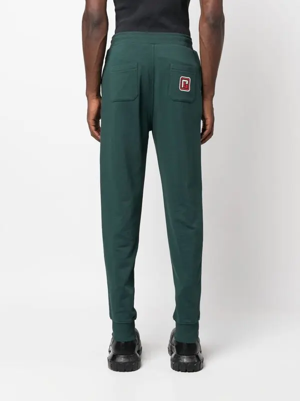 Balmain Logo-patch Cotton Track Pants