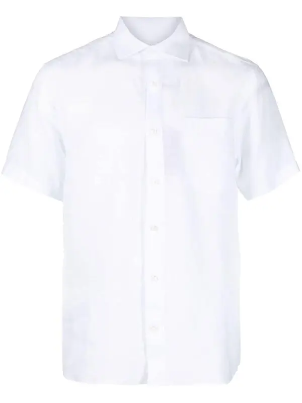 Paul & Shark Short-sleeved Linen Shirt