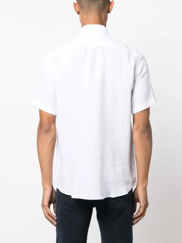 Paul & Shark Short-sleeved Linen Shirt