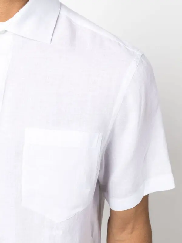 Paul & Shark Short-sleeved Linen Shirt