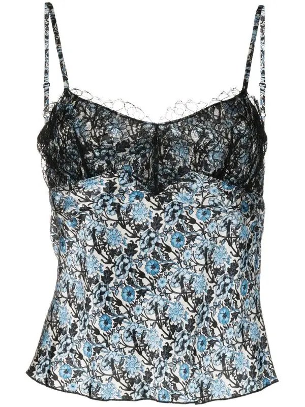 Sandro Floral-print Tank Top