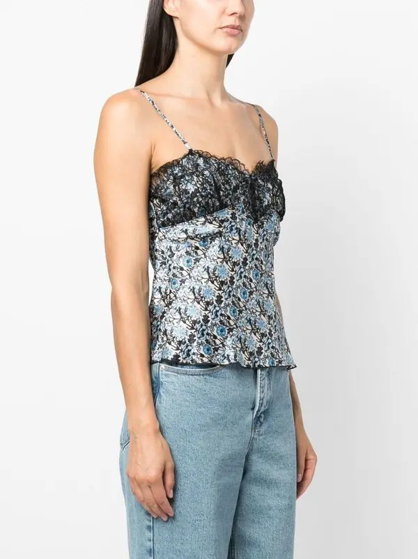 Sandro Floral-print Tank Top