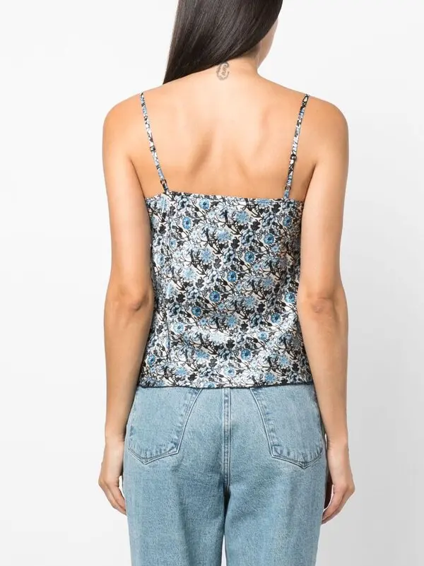 Sandro Floral-print Tank Top