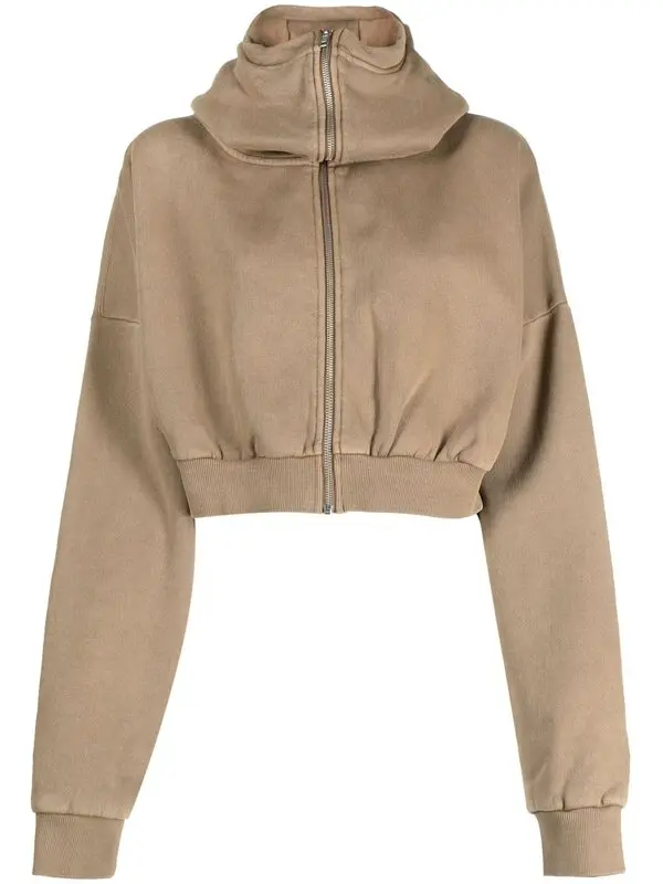 ENTIRE STUDIOS Stand-up Collar Zip-up Hoodie