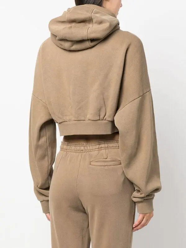ENTIRE STUDIOS Stand-up Collar Zip-up Hoodie