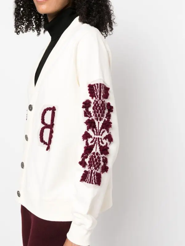 BARRIE B-logo Cardigan - Neutrals