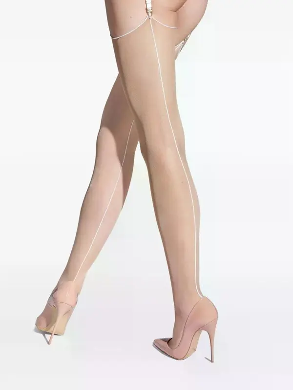 MAISON CLOSE Contrast-lining Stretch Tights