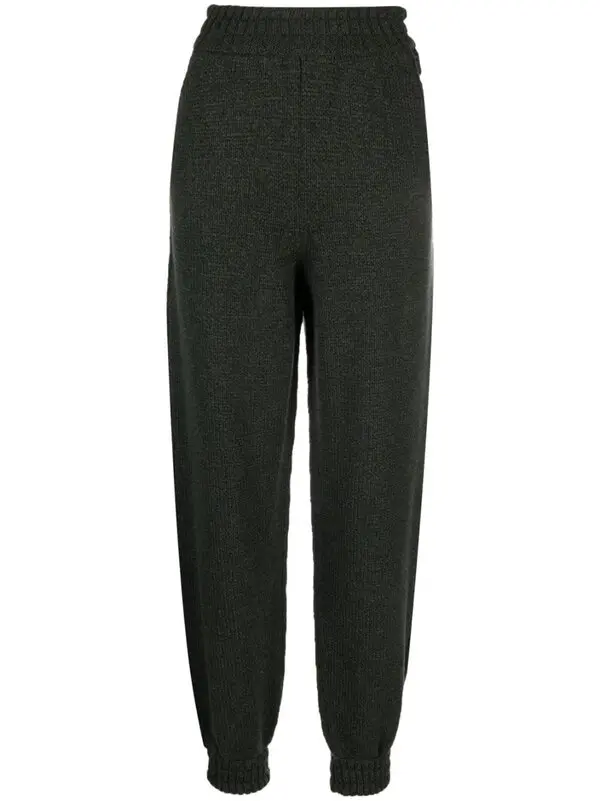 BARRIE Cashmere Knitted Trousers - Green