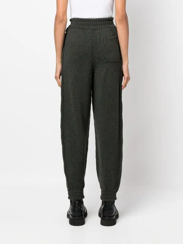 BARRIE Cashmere Knitted Trousers - Green