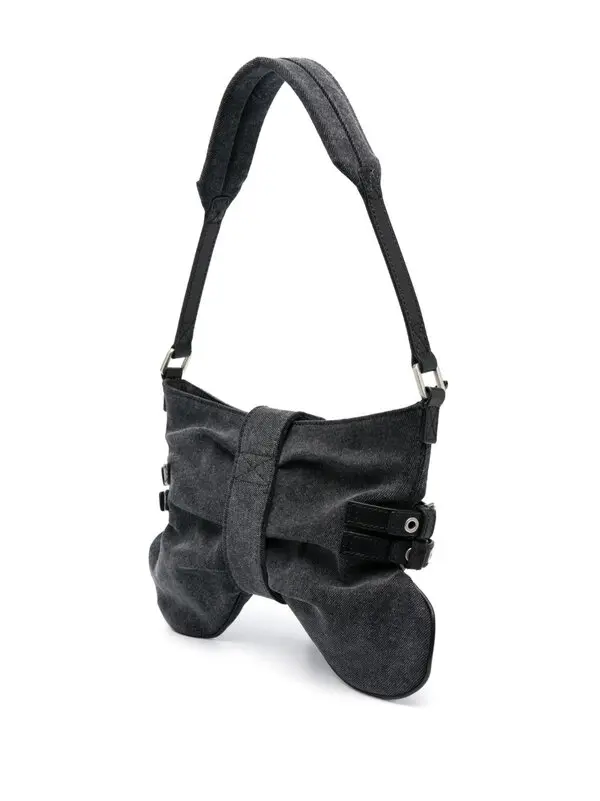 Blumarine Small Butterfly Shoulder Bag - Grey