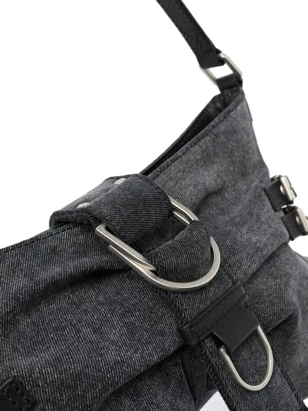 Blumarine Small Butterfly Shoulder Bag - Grey