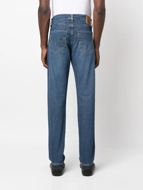 LEVI'S Logo-patch Straight-leg Jeans