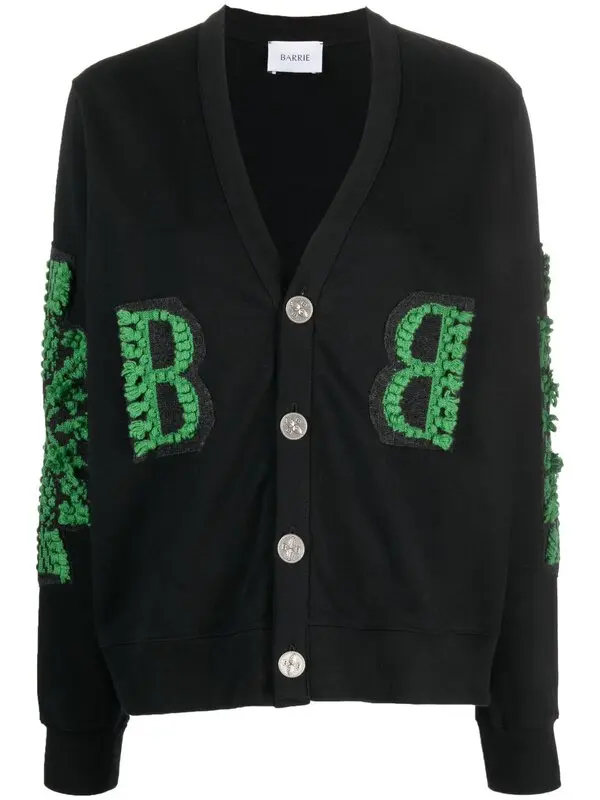 BARRIE B-logo Cardigan - Black