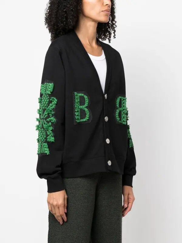 BARRIE B-logo Cardigan - Black