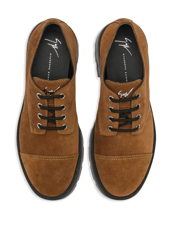GIUSEPPE ZANOTTI Lapley Suede Derby Shoes