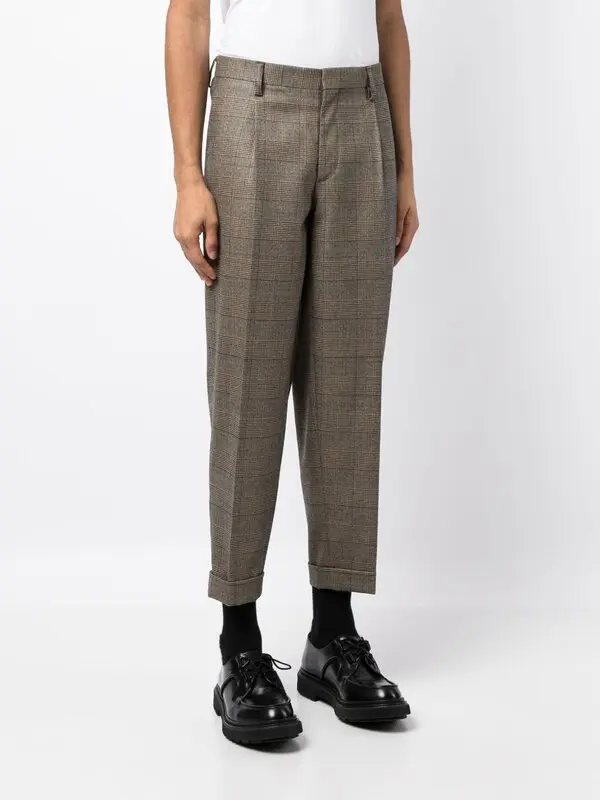 Kolor Plaid Tailored Trousers