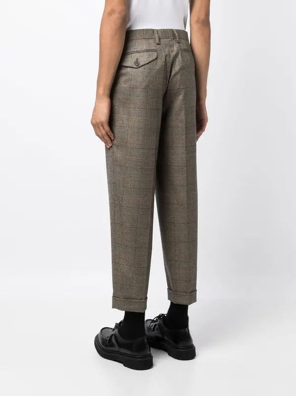 Kolor Plaid Tailored Trousers