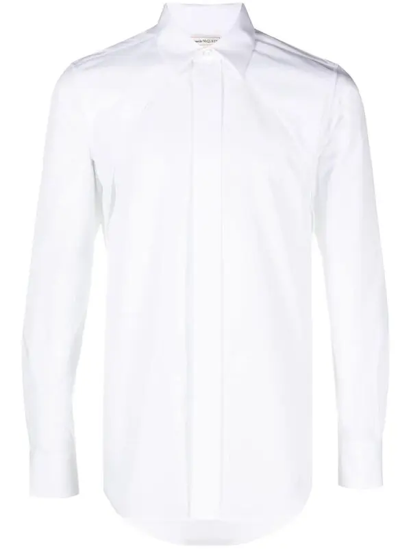 Alexander McQueen Panelled Cotton Shirt