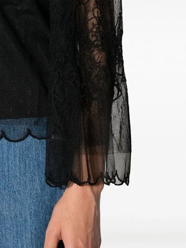 TWINSET Layered Lace Blouse