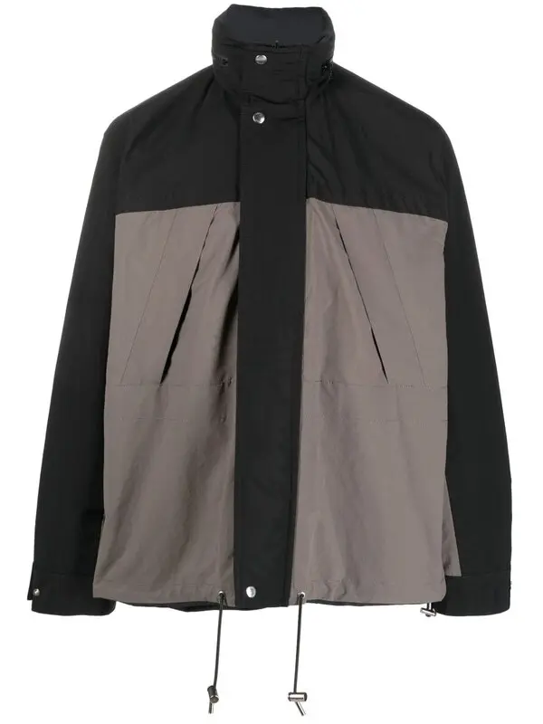 Sacai Funnel-neck Reversible Jacket