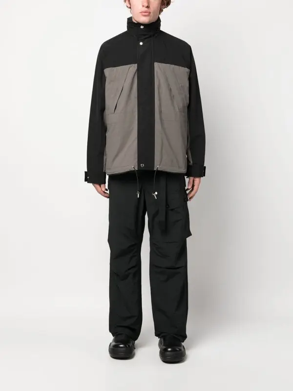 Sacai Funnel-neck Reversible Jacket