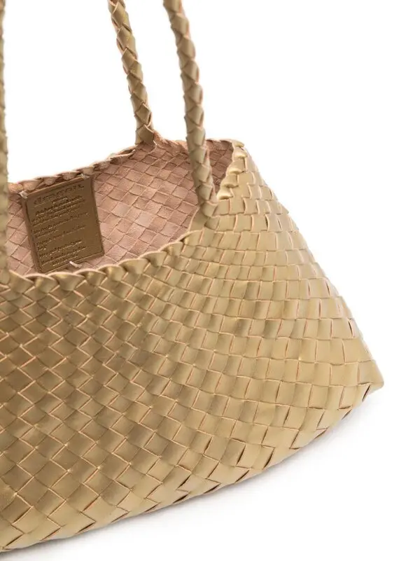Dragon Diffusion Santa Croce Leather Tote Bag - Gold