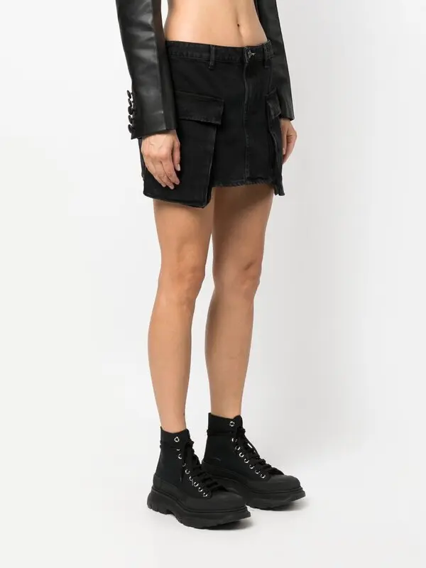 3x1 Celine Denim Cargo Skirt