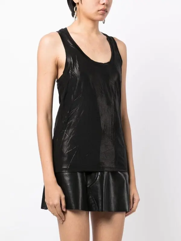 TOM FORD Laminated Tank Top - Black