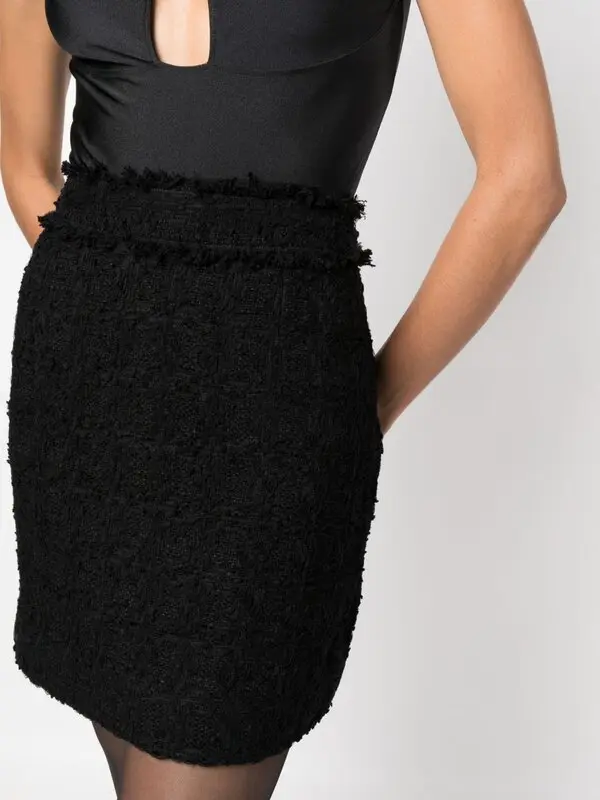 Dolce & Gabbana High-waist Tweed Skirt