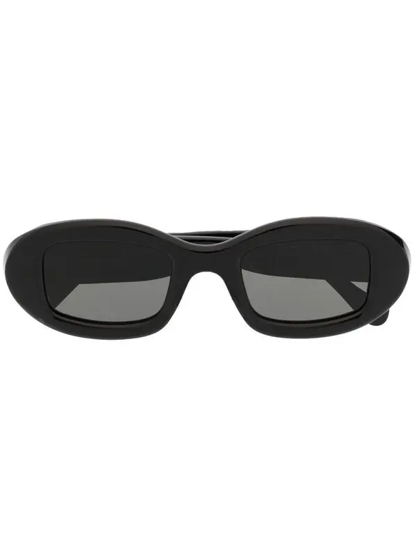 RETROSUPERFUTURE Oval Frame Sunglasses - Black