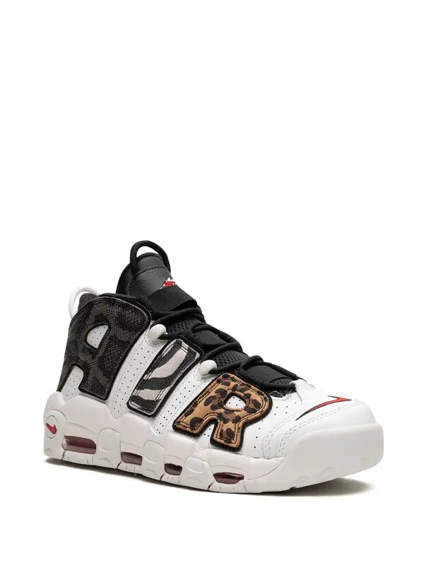 Nike Air More Uptempo Animal Instinct Sneakers - White