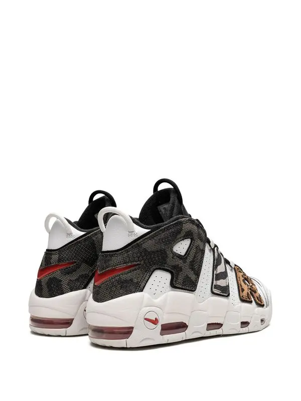 Nike Air More Uptempo Animal Instinct Sneakers - White
