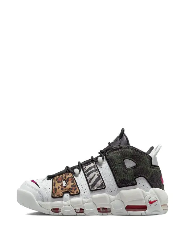 Nike Air More Uptempo Animal Instinct Sneakers - White