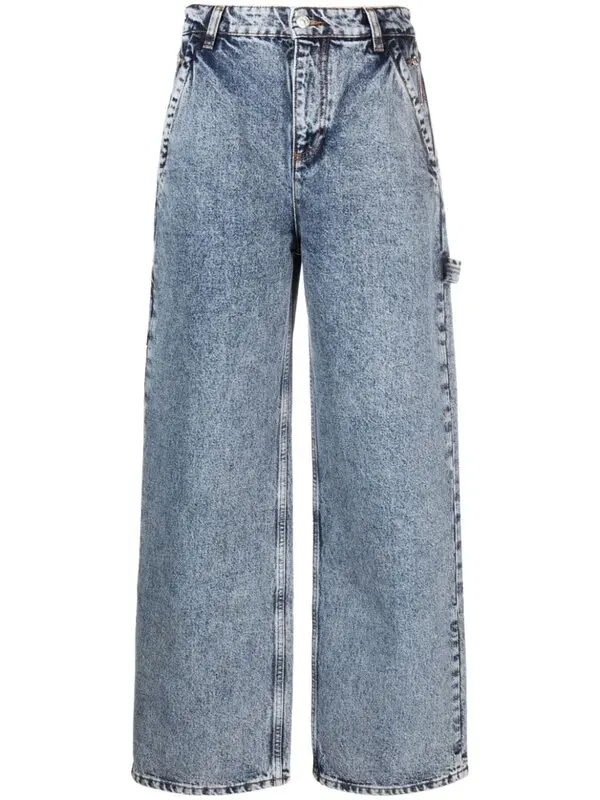 Moschino High-rise Straight-leg Jeans
