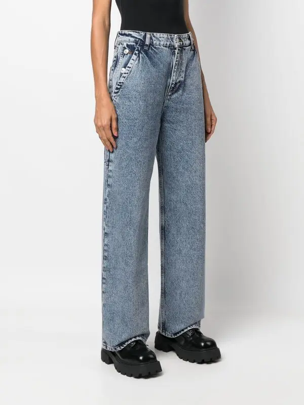 Moschino High-rise Straight-leg Jeans