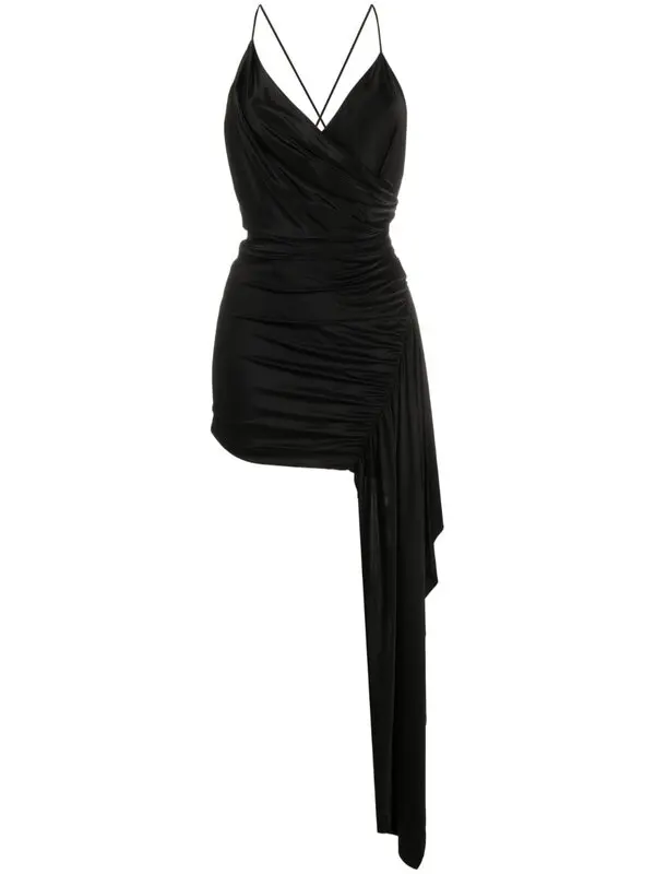 Alexandre Vauthier Asymmetric Draped Minidress