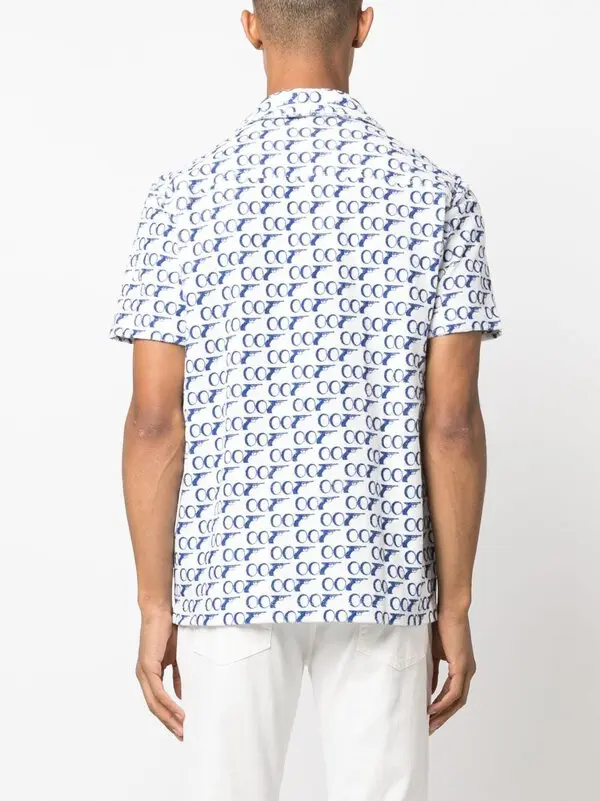 Orlebar Brown Howell James Bond-print Shirt - White