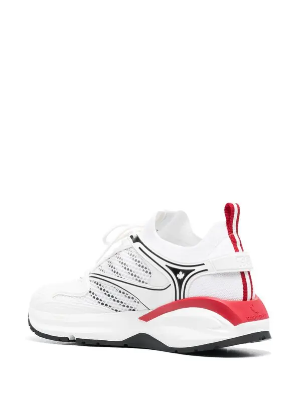 Dsquared2 X Dash Panelled Low-top Sneakers - White